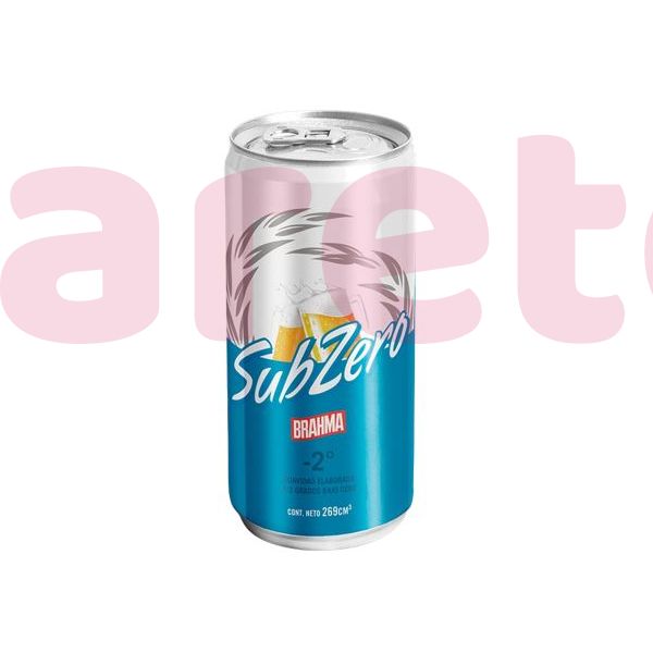CERVEZA BRAHMA SUBZERO 269ML.