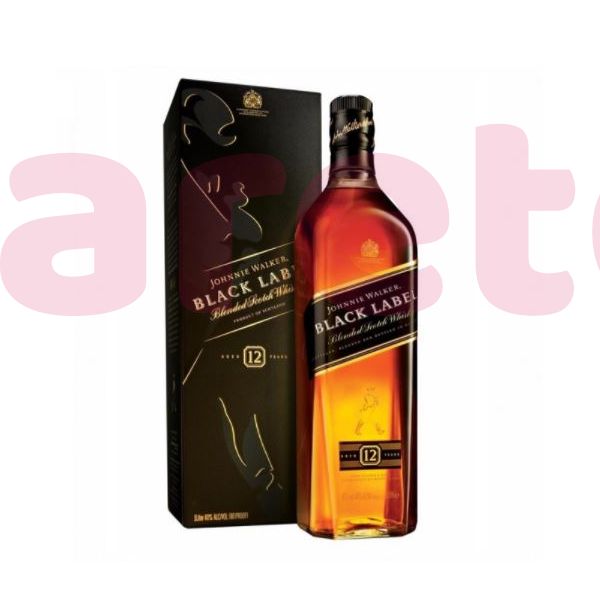 WHISKY JOHNNIE WALKER BLACK LABEL 1LT
