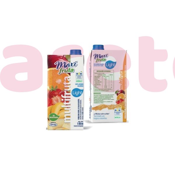 JUGO MAXI FRUTAS MULTIFRUTA LIGHT 1 LT.