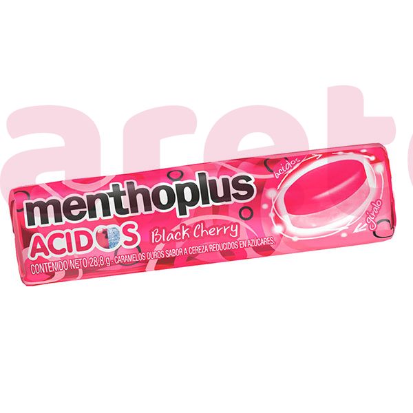 MENTHO PLUS CARAMELOS ACIDOS CEREZA 23GR
