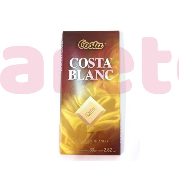 COSTA CHOCOLATE BLANCO 80GR