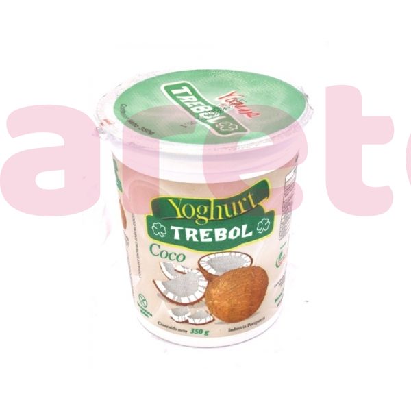 YOGURT ENTERO TREBOL COCO 350 GRS