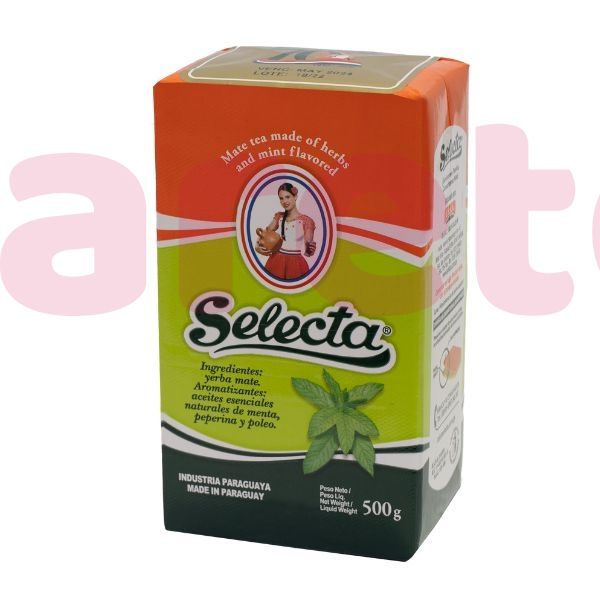 YERBA MATE SELECTA MENTA 500GR