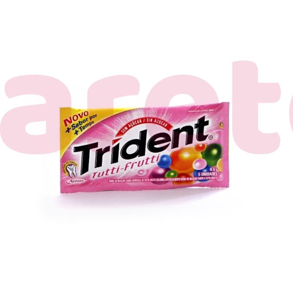 TRIDENT CHICLE TUTI FRUTI