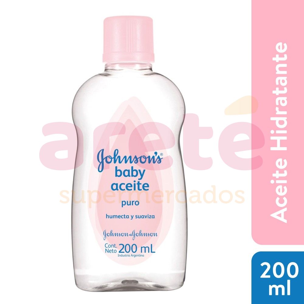 ACEITE JOHNSONS BABY PURO 200 ML