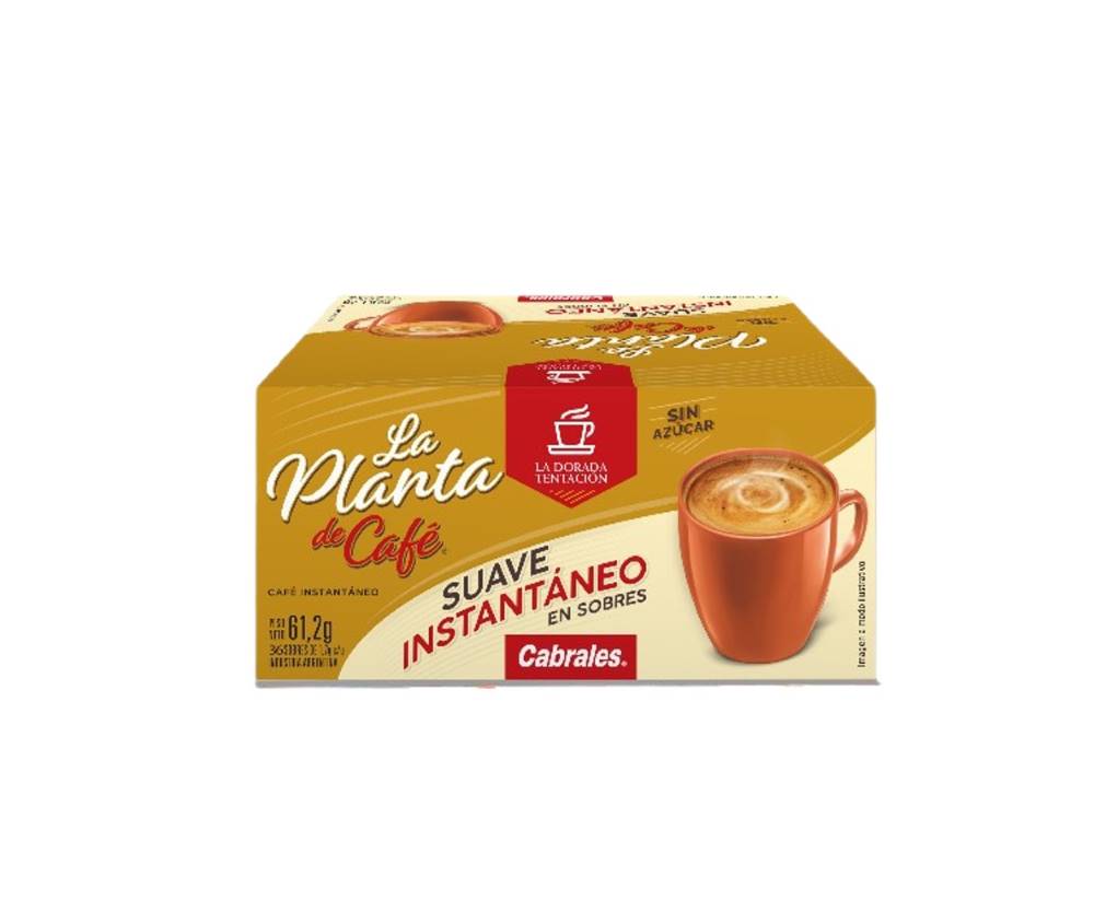 CAFÉ CABRALES SOLUBLE S/AZUCAR 61GR