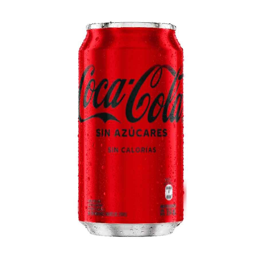 GASEOSA COCA COLA SIN AZUCAR LATA 354ML