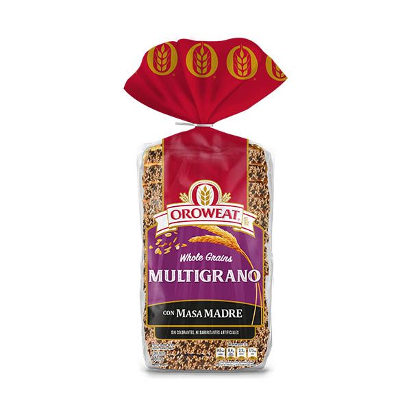 PAN DE SANDWICH OROWEAT MULTIGRANO BOLSA 560GR