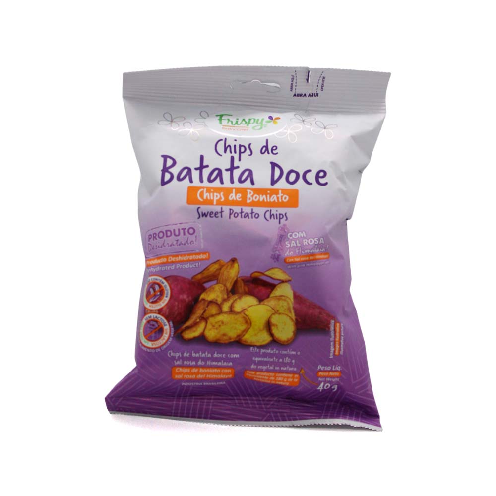 SNACK FRISPY BATATA DOCE CHIPS DE BONIATO 40G